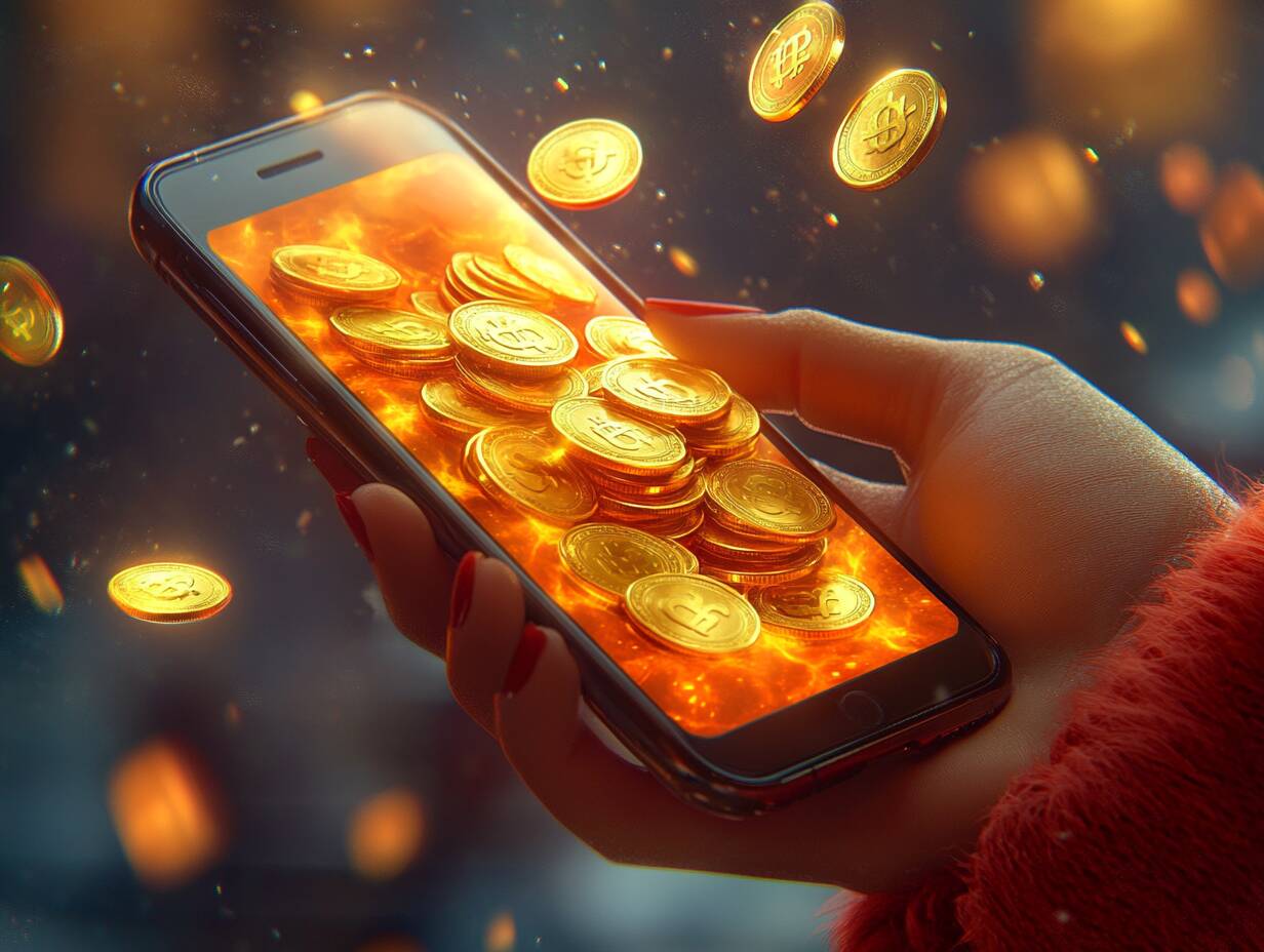 Smartphone showing instant payout confirmation on 999Yes